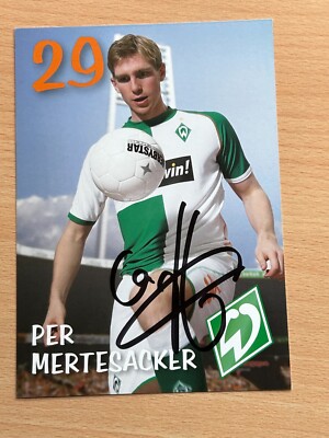 Per Mertesacker - Werder Bremen - Autogrammkarte original signiert - # ...