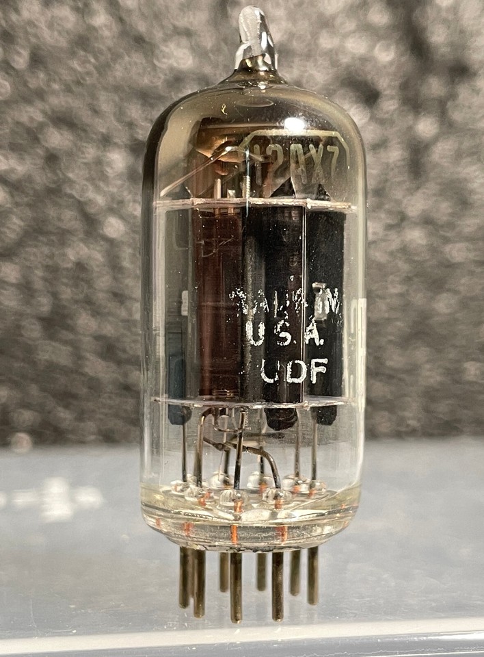 RCA ECC83 / 12AX7 #131 Dual Triode Tube Vintage Rare black plate | eBay