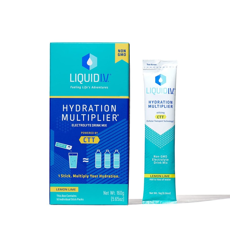 Liquid IV Lemon Lime Hydration Drink Mix 10 Count, 0.56 OZ | eBay