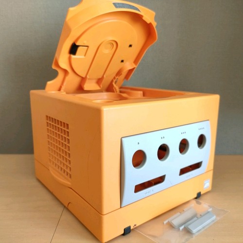 Nintendo GameCube Orange Spice Housing Replace Shell Case DOL-001 9976 ...
