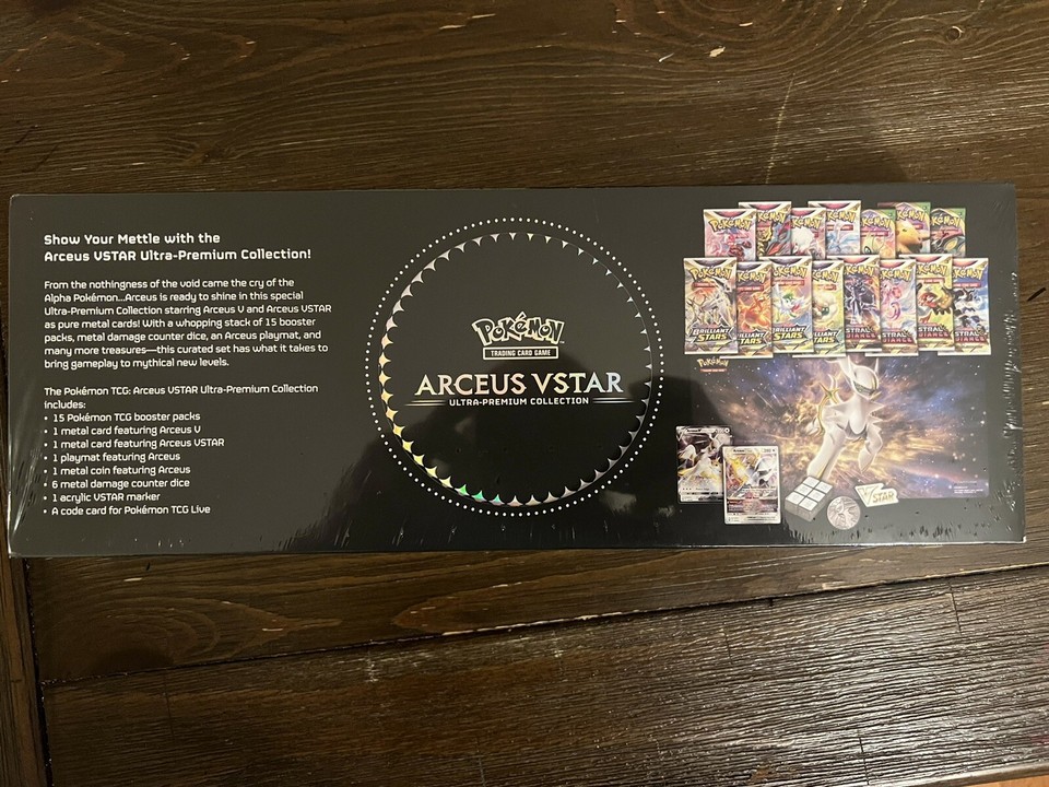 Pokemon TCG Arceus VSTAR Ultra-Premium Collection GameStop Exclusive IN ...