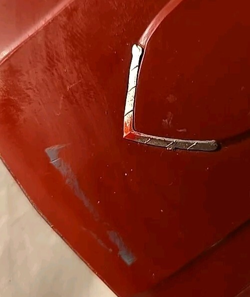Vtg 1966 FORD THUNDERBIRD 2 DOOR HARD TOP Plastic PROMO Auto Burgandy ...