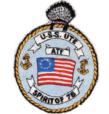 4.875" NAVY USS ATF-76 UTE EMBROIDERED PATCH | eBay