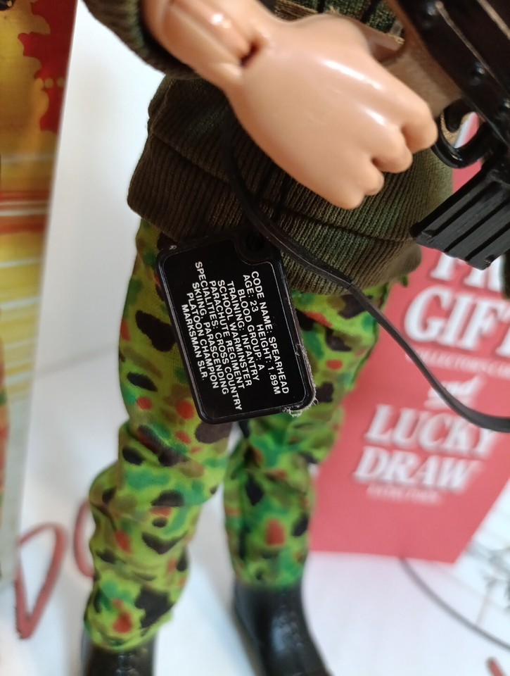 Vintage PALITOY Eagle Eyes ACTION MAN 1978 Combat Division Soldier ...