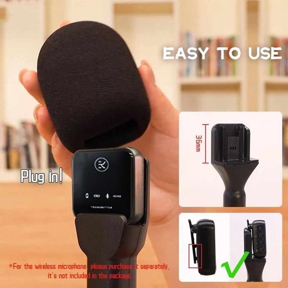 Handheld Microphone Handheld Grip Stick Microphone Grip Stick for DJI ...
