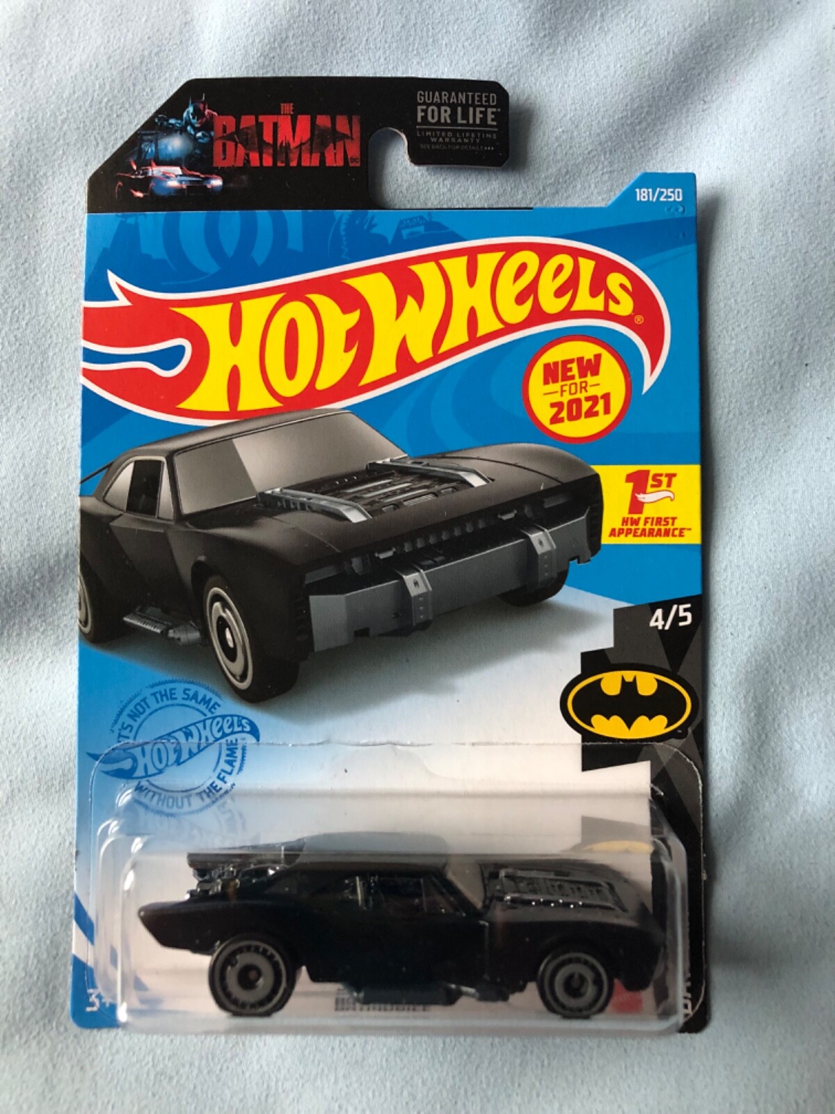 Hot Wheels The Batman Batmobile #181/250 Gray 4/5 Black 2021 DC Movie ...