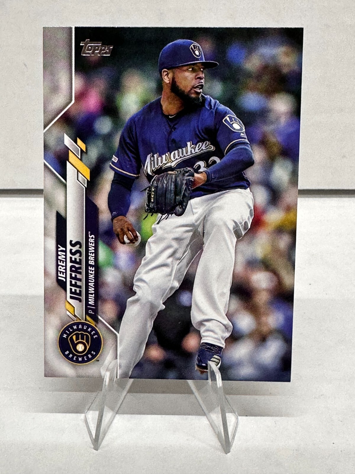 2019 Topps Series 1 Baseball Card #191 Jeremy Jeffress Milwaukee ...