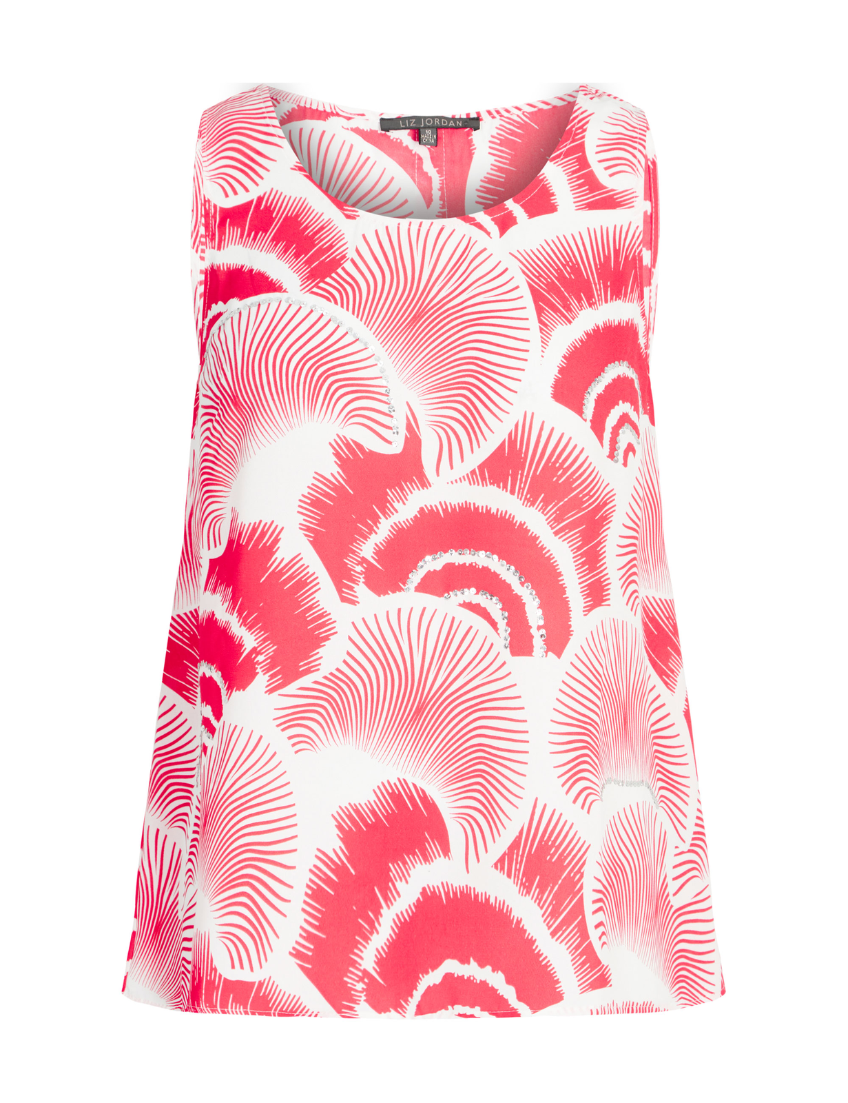 Liz Jordan - Womens Tops - Hi-Low Sequin Embellished Top | eBay