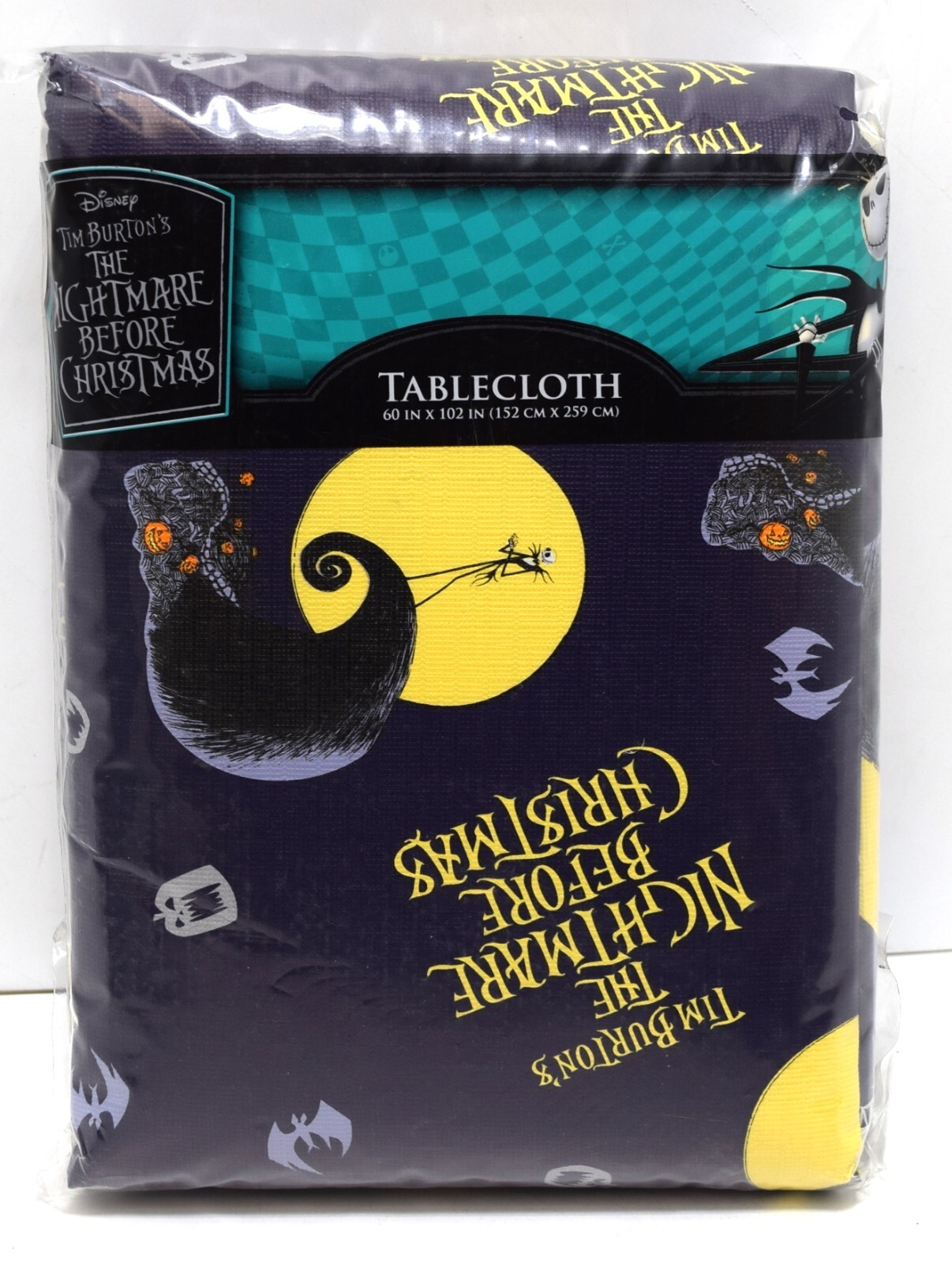 Nightmare Before Christmas Tablecloth ~ Halloween 60” x 102” Rectangle ...
