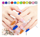 Kit de unas acrilicas completo manicura uñas de colores una postizas ...