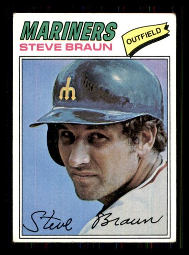 1977 Baseball Topps Steve Braun Seattle Mariners #606 | eBay