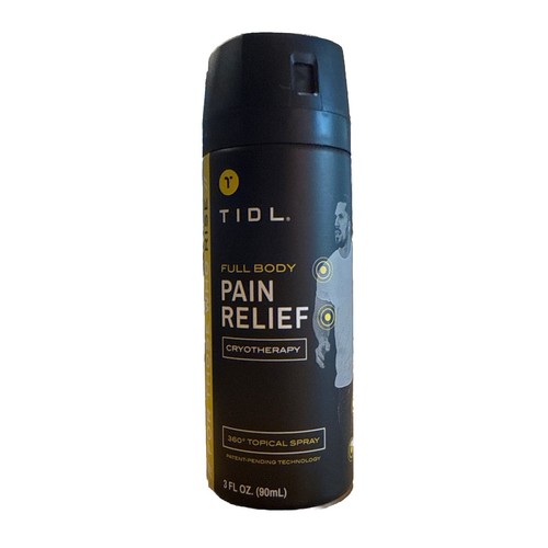 TIDL Cryotherapy Muscle Joint Pain Relief Instant Cool Topical Spray ...