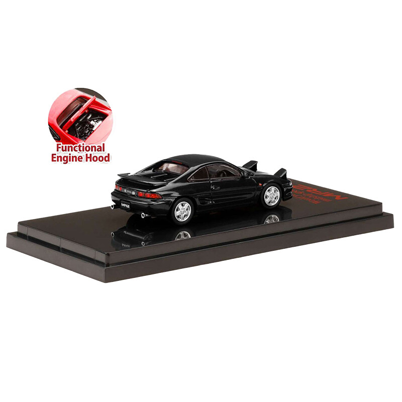 Hobby Japan 1/64 Toyota MR2 SW20 GT-S 1996 Open Headlight Black Diecast ...