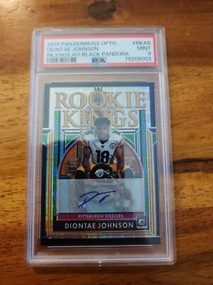 2019 Donruss Optic Dionte Johnson Rookie Kings Auto /10 PSA 9 | eBay