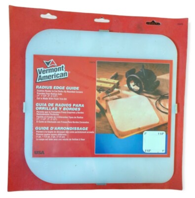 White Vermont American Radius Edge Guide Number 23474 USA Made NEW | eBay