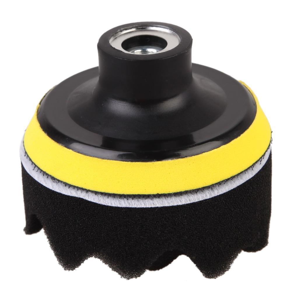 7 Pcs 3 inch Buffing Pad Auto Car Polishing Wheel Kit Buffer + M14 ...