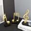 Golden Music Note /Statue Sculpture Piano Symbol Desktop 3pieces | eBay