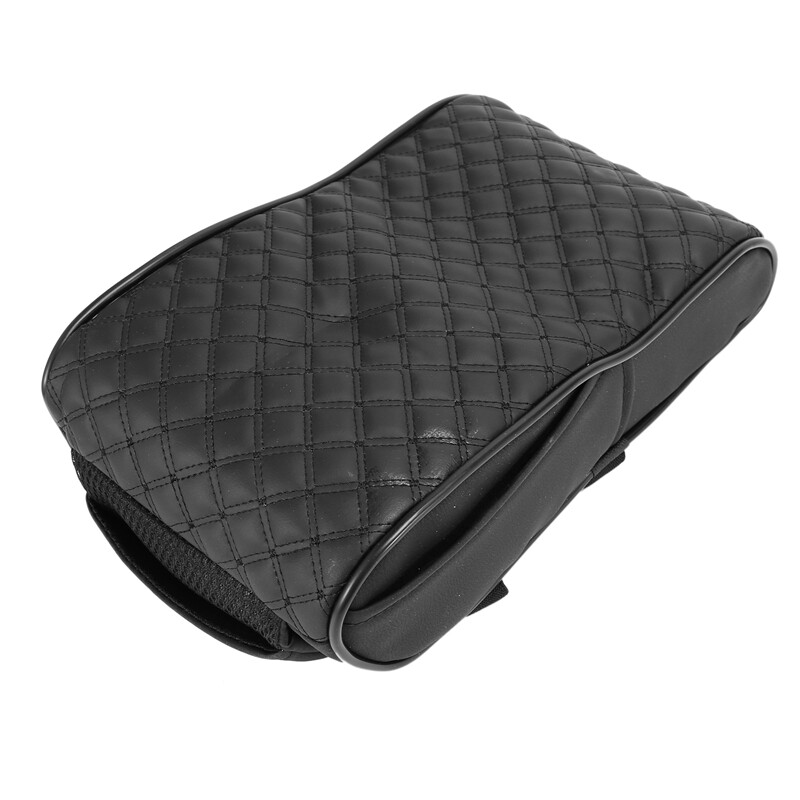 Car Armrest Box Mats Memory Foam Vehicle Arm Rest Box Pads Leather ...