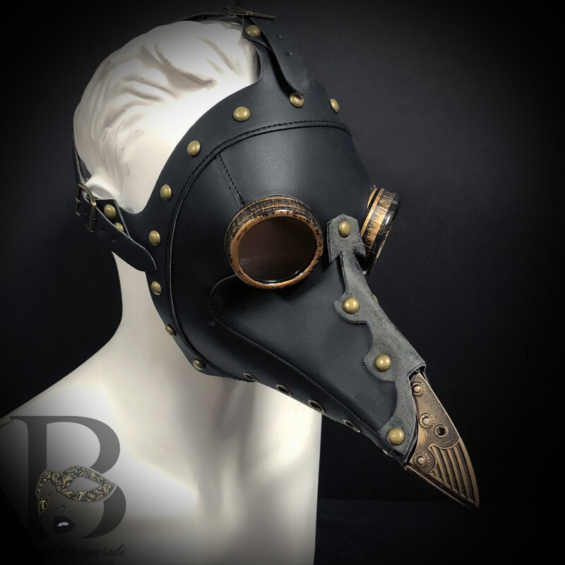 Plague Doctor Mask Long Nose Raven Bird Mask for Halloween Cosplay ...