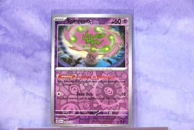 Pokémon TCG Spiritomb Scarlet & Violet - Paldea Evolved 089/193 Reverse ...