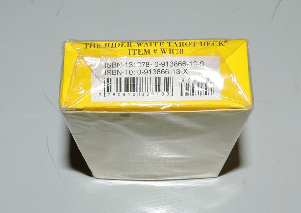 new sealed Rider Tarot Deck Waite 78-card complete full color NIB mint ...