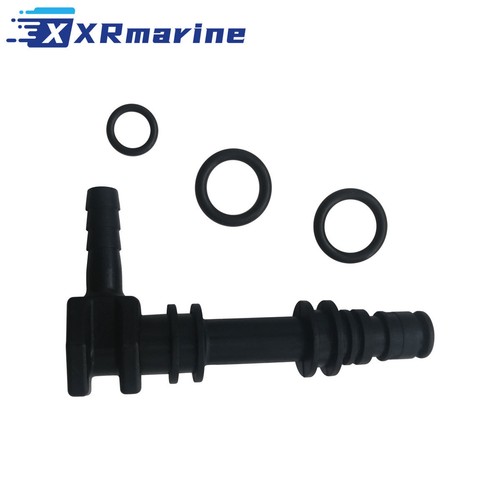 Gear Lube Fitting Oil Reservior Mercruiser Alpha Bravo PLUG Bulk Head ...