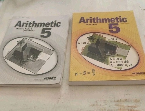 Abeka Arithmetic 5 student worktext, quiz, test & Speed Drill key ...