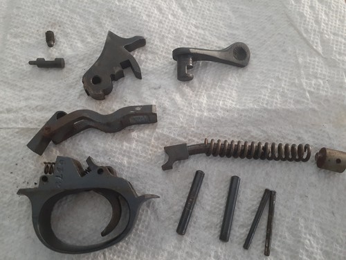 H&R TOPPER Model 48 12GA PARTS LOT Metal Trigger Guard Hammer Firing ...