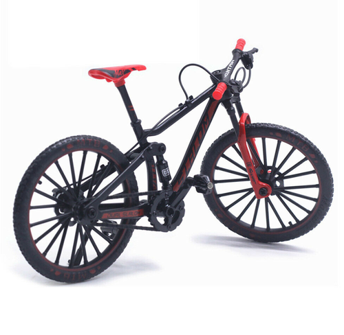 Red 1:10 Scale Racing Toys Alloy Simulation Bicycle Model Mountain Bike ...