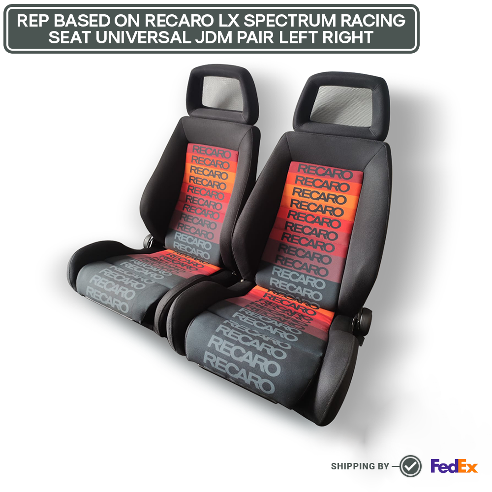 FRONT SEAT JDM PAIR LEFT-RIGHT RECARO LX SLIDER PAIR SPORT RACING | eBay