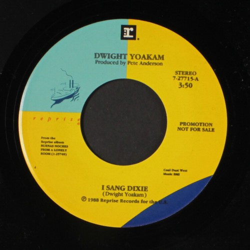 DWIGHT YOAKAM: i sang dixie / same REPRISE 7" Single 45 RPM | eBay