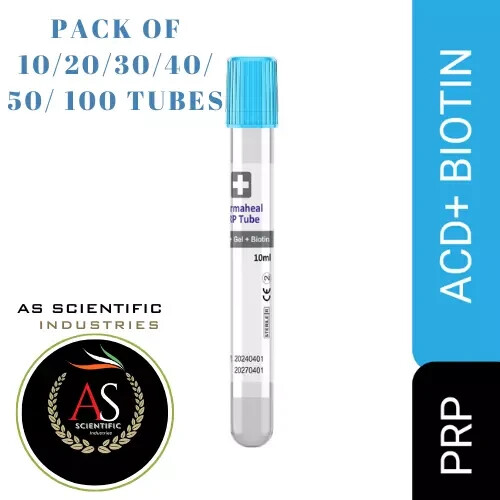 PRP Tubes ACD Solution A and Gel+ BIOTIN 10 mL (30 TUBES) | eBay