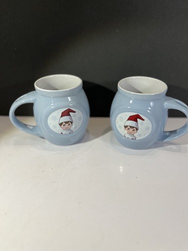 Elf on the Shelf Coffee Tea Hot Cocoa Mug Cup blue 2016 | eBay