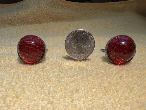 Vintage original Glass License Plate Jewel Reflectors, set of two | eBay
