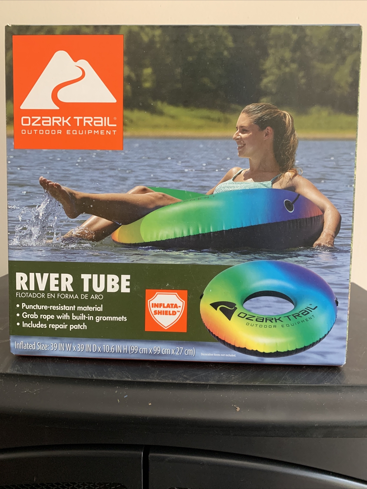 Ozark Trail River Tube Rainbow Puncture Resistant With Grab Rope ...