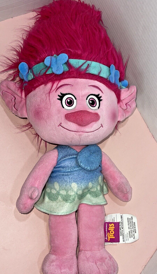 DreamWorks 3 Troll Poppy’s-Cuddle BIG 22" Pillow Pal, 15”& 10 ...