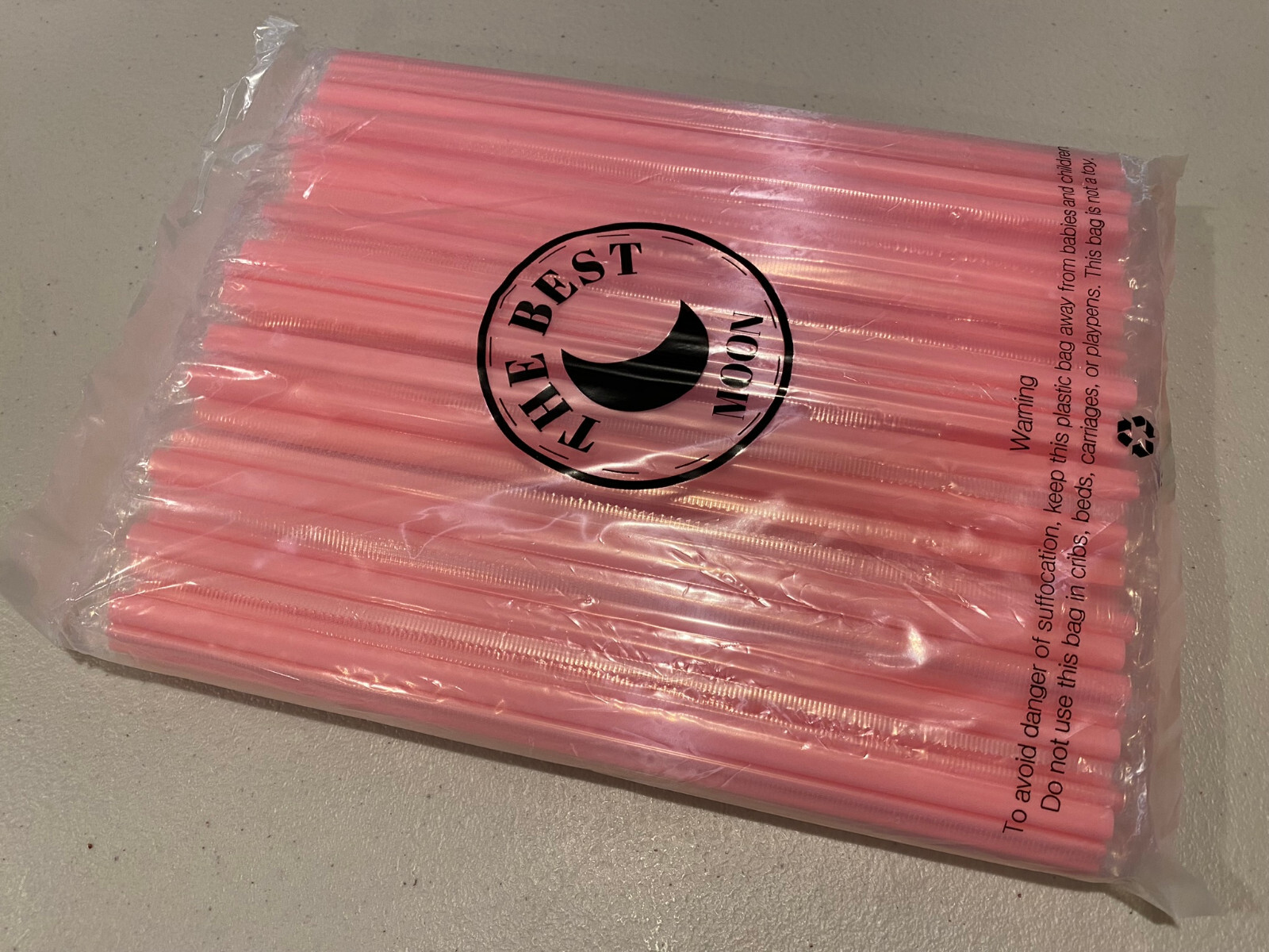 100 Best Moon Heart Shaped Pink Disposable Drinking Individually ...