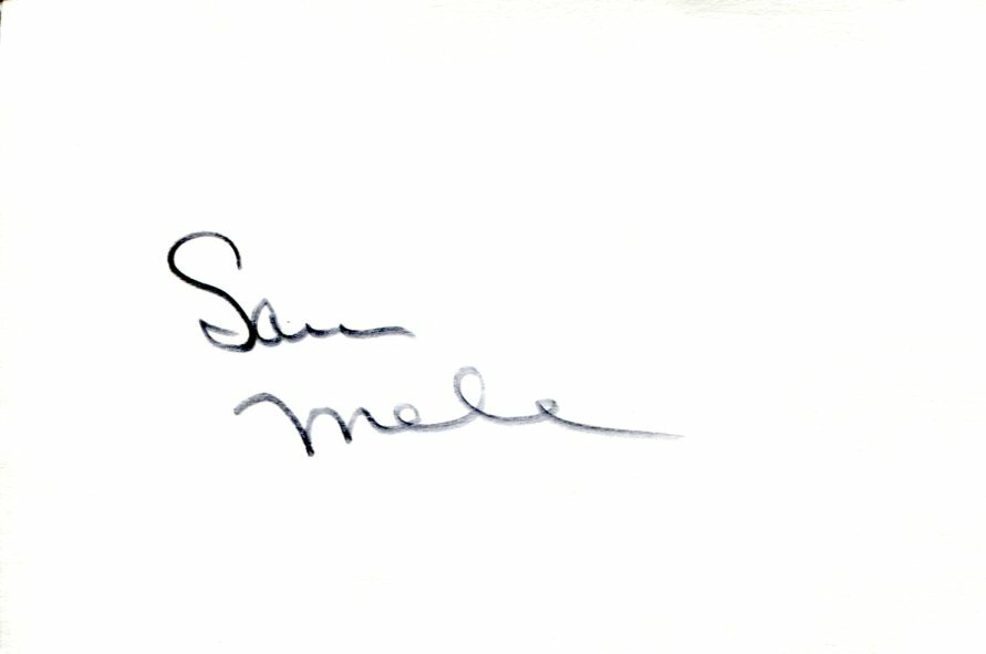 Sam Mele Washington Senators Boston Red Sox Minnesota Twins Signed ...