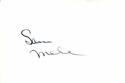 Sam Mele Washington Senators Boston Red Sox Minnesota Twins Signed ...