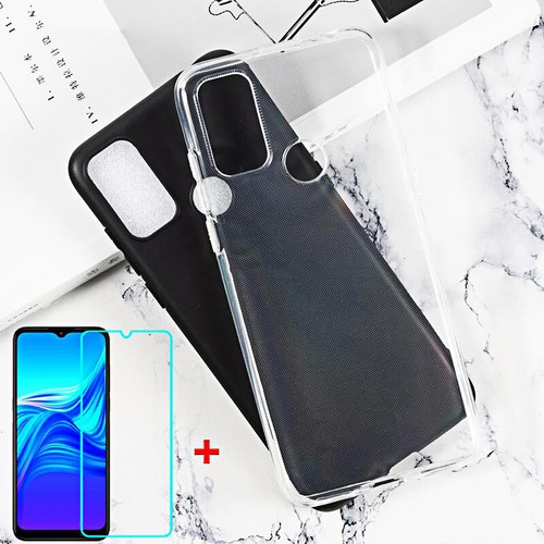 Case Cover + Tempered Glass Film Screen Protector Saver Guard For Optus ...