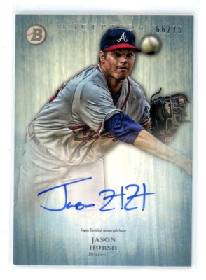 2014 Bowman Inception Jason Hursh Auto /75 Braves | eBay
