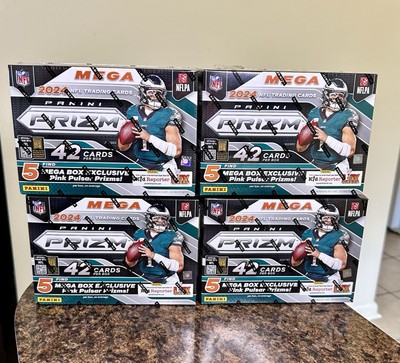 2024 Panini Prizm NFL Football Mega Box Lot of 4 Pink Pulsar Prizm 🔥🔥 ...