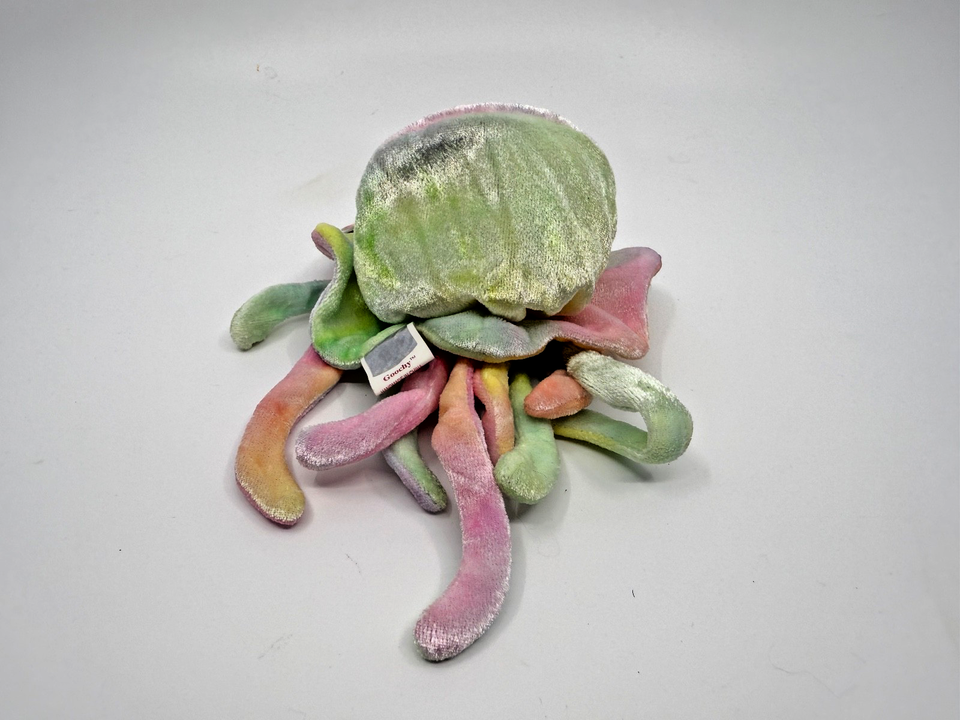 TY Beanie Baby GOOCHY the Jellyfish 7.5" pastel plush stuffed animal ...
