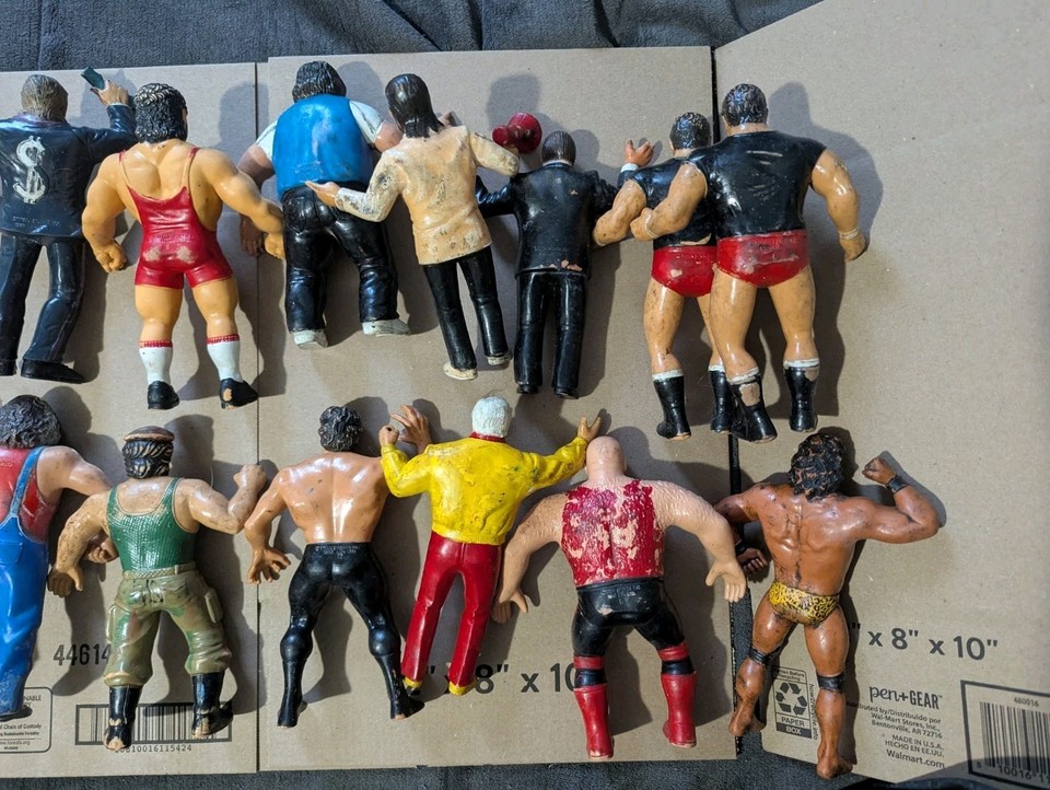 WWF LJN Lot - WWE Vintage Titan Sports Hasbro - 23 Figures | eBay