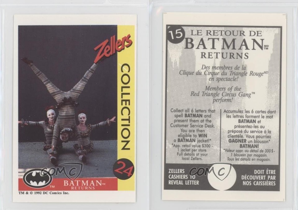 1992 Batman Returns Members of the Red Triangle Circus Gang perform ...