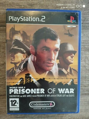 world war II 2 prisoner of war codemasters jeu game PS2 playstation 2 ...