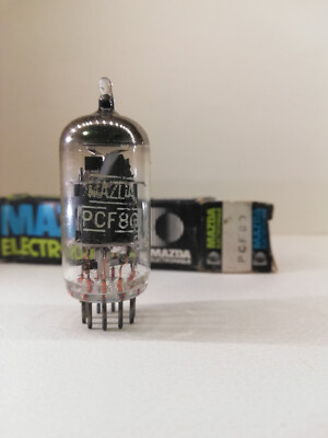 1x PCF80 MAZDA Label Vacuum Tube, Valve, Röhre | eBay