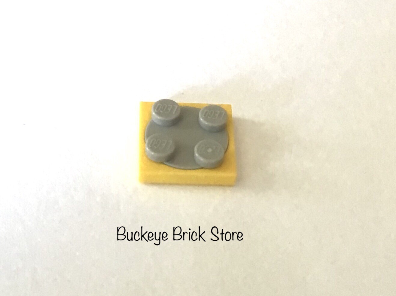 LEGO Turntables 2x2 Spinners - Yellow with Light Gray Plate | eBay