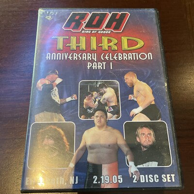 ROH Ring Of Honor Third Anniversary Celebration Part 1 DVD 2 Disk Set ...