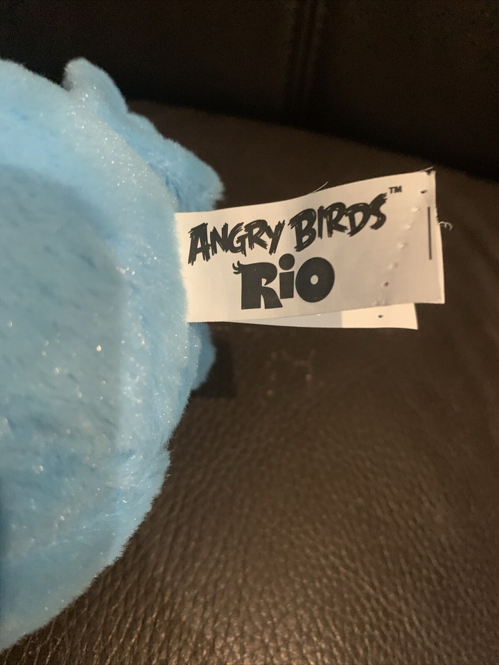 Angry Birds Rio Plush Jewel Macaw 2011 5” Blue Stuffed Animal ...